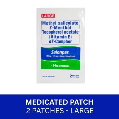 SALONPAS, Medicated Patch 13cm X 8.4cm | Watsons Philippines