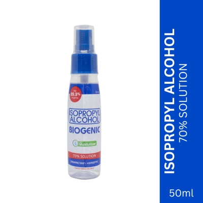 BIOGENIC, Isopropyl Alcohol 70% 50mL | Watsons Philippines