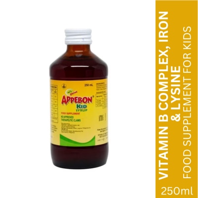 APPEBON, Vitamin B Complex; Iron; Lysine; Buclizine HCl Kids Syrup ...