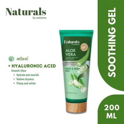NATURALS WS, Aloe Vera Soothing Gel 200ml | Watsons Philippines
