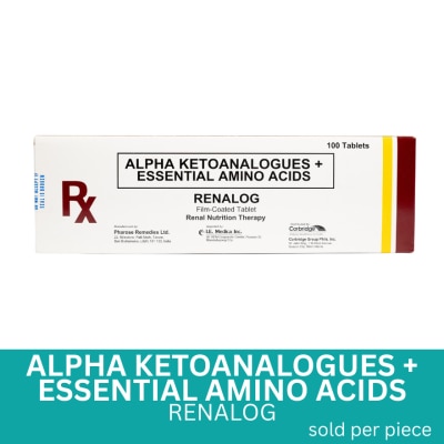 RENALOG, Ketoanalogues Essential Amino Acids 600mg 1 Tablet ...