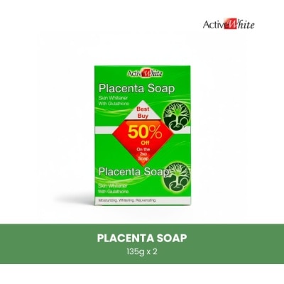 ACTIVE WHITE, Placenta Soap 50% off | Watsons Philippines