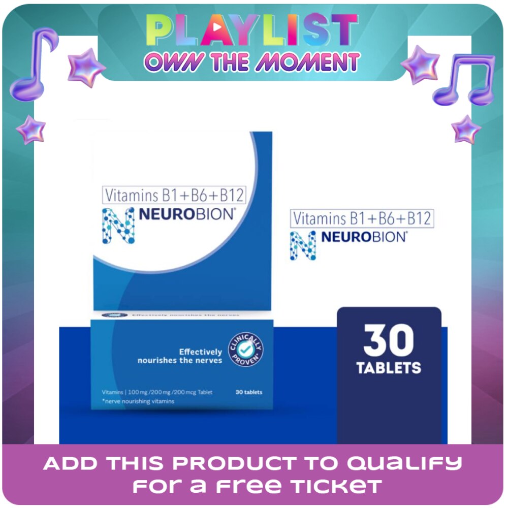 NEUROBION, B Vitamins (B1+B6+B12) Tablet 30s Nerve Care | Watsons ...