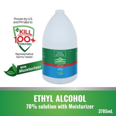 GREEN CROSS, GREEN CROSS Alcohol 70Percent With Moist 3785ml | Watsons ...