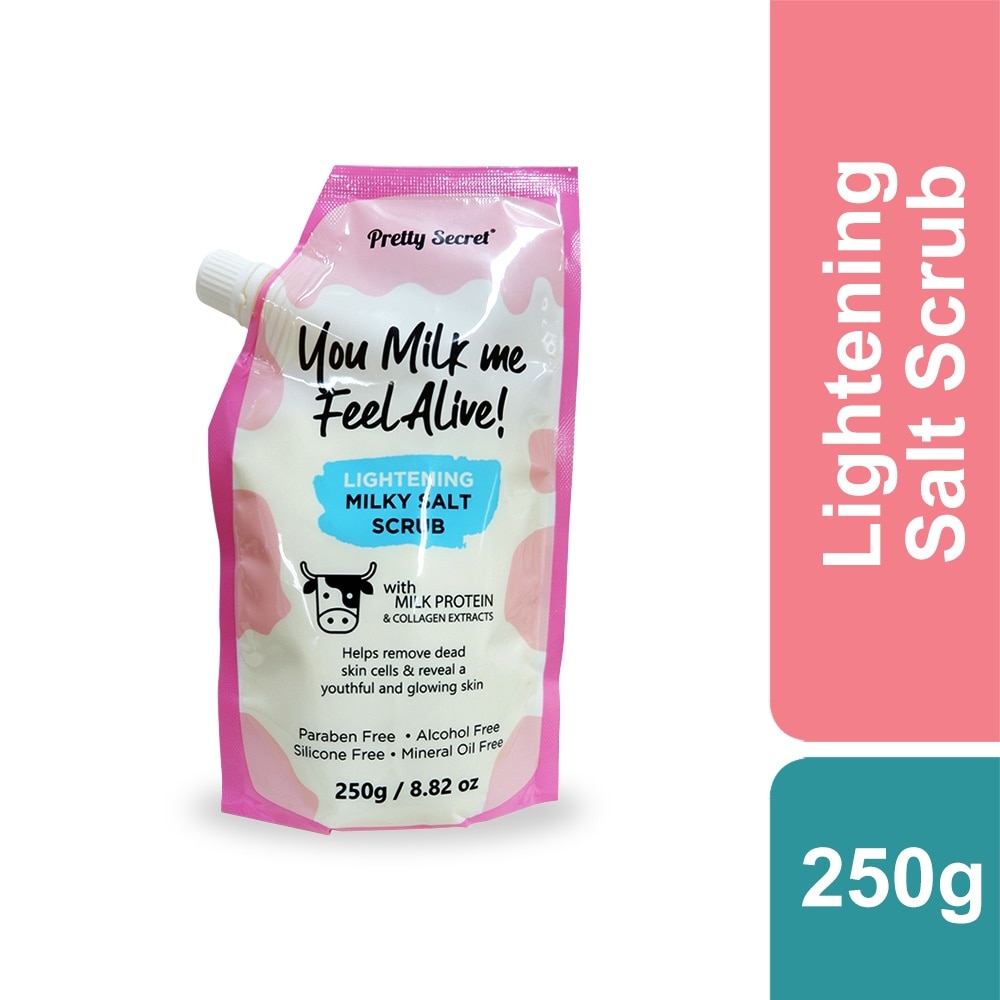 PRETTY SECRET, Lightening Milky Salt Scrub 250g | Watsons Philippines