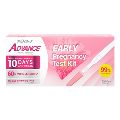 PINKCHECK, Advance Midstream Early Pregnancy Test Kit 1s | Watsons ...