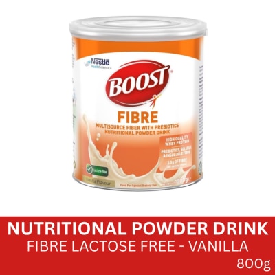 BOOST, BOOST Fibre Lactose Free Vanilla Flavor 800g | Watsons Philippines