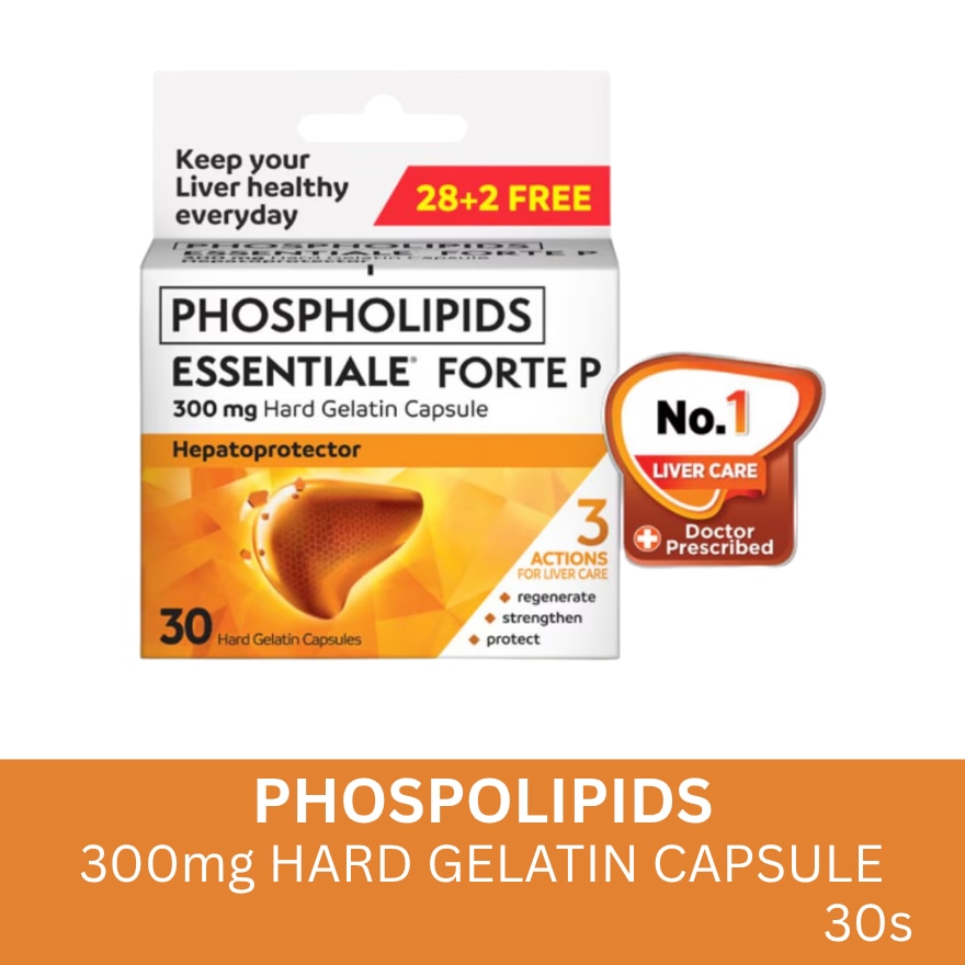 ESSENTIALE, ESSENTIALE Forte P Capsule 28 + 2 Free 300mg | Watsons ...