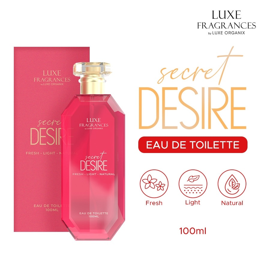 LUXE ORGANIX, LUXE ORGANIX Fragrances Secret Desire EDT 100ml | Watsons ...