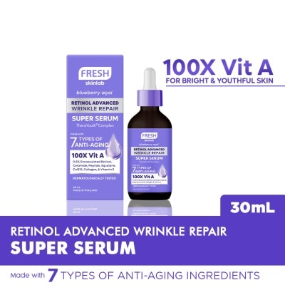 FRESH, FRESH Skinlab Retinol Advanced Wrinkle Repair Super Serum 30ml ...