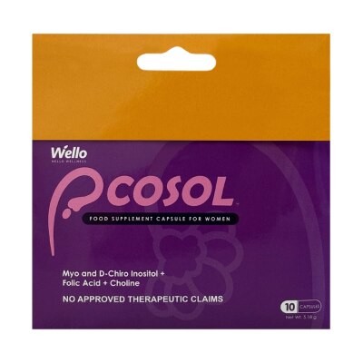 WELLO, WELLO PCOSOL Food Supplement Capsule 10s | Watsons Philippines