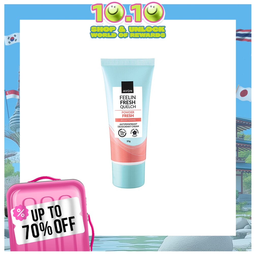 AVON, AVON Feelin Fresh Powder Fresh Quelch 55g | Watsons Philippines