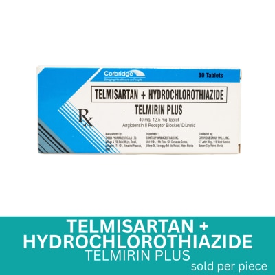 TELMIRIN, TELMIRIN PLUS Telmisartan + Hydrochlorothiazide 40mg/12.5mg ...