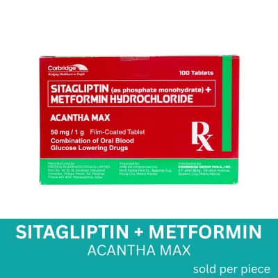 ACANTHA MAX, ACANTHA MAX Sitagliptin + Metformin Hydrochloride 50mg ...