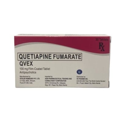 QVEX, QVEX 100MG Tablet Sold Per Piece [PRESCRIPTION REQUIRED ...