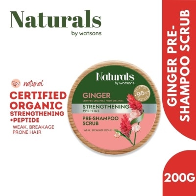 NATURALS WS, NATURALS WATSONS Ginger Pre Shampoo Scrub 150g | Watsons ...