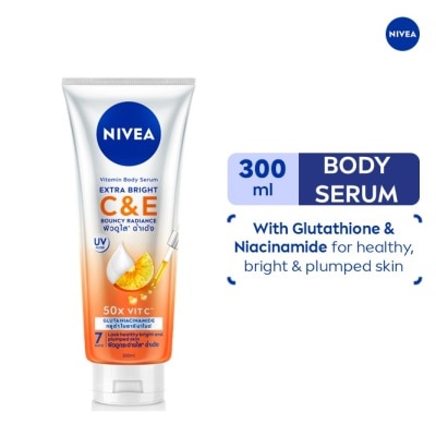 NIVEA, NIVEA Extra White Body Serum Lotion Gluta-C + Vitamin E 300ml ...