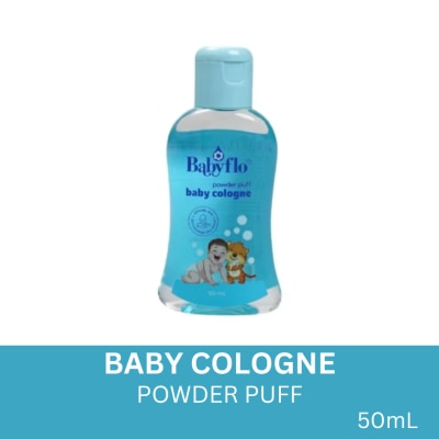 BABYFLO, BABYFLO Baby Cologne Powder Puff 50mL | Watsons Philippines