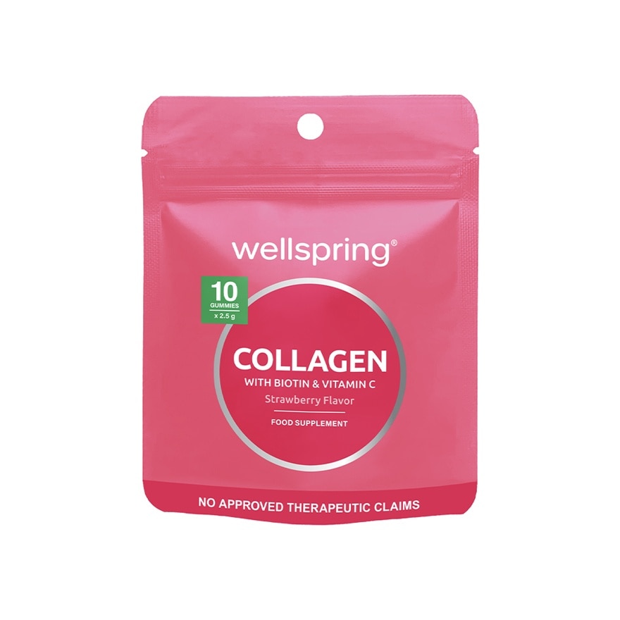 WELLSPRING, WELLSPRING Collagen With Biotin And Vit C Gummies 10s ...