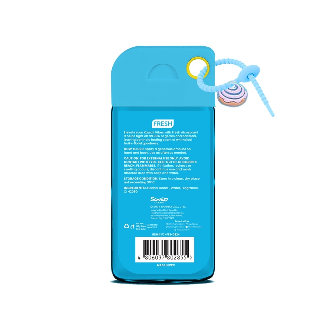 FRESH, FRESH Sanrio Cinnamoroll Fruity Floral Symphony 60mL | Watsons ...