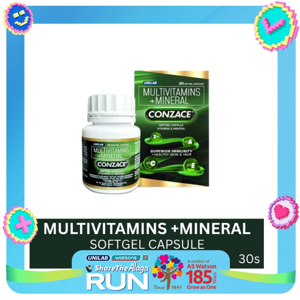 CONZACE, CONZACE Softgel 30 Capsules | Watsons Philippines