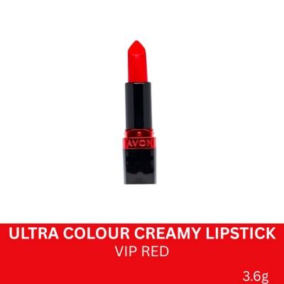 AVON, AVON Ultra Colour Creamy Lipstick VIP Red 3.6g | Watsons Philippines