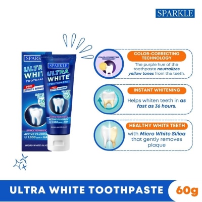 SPARKLE, SPARKLE Ultra White Toothpaste 60g | Watsons Philippines
