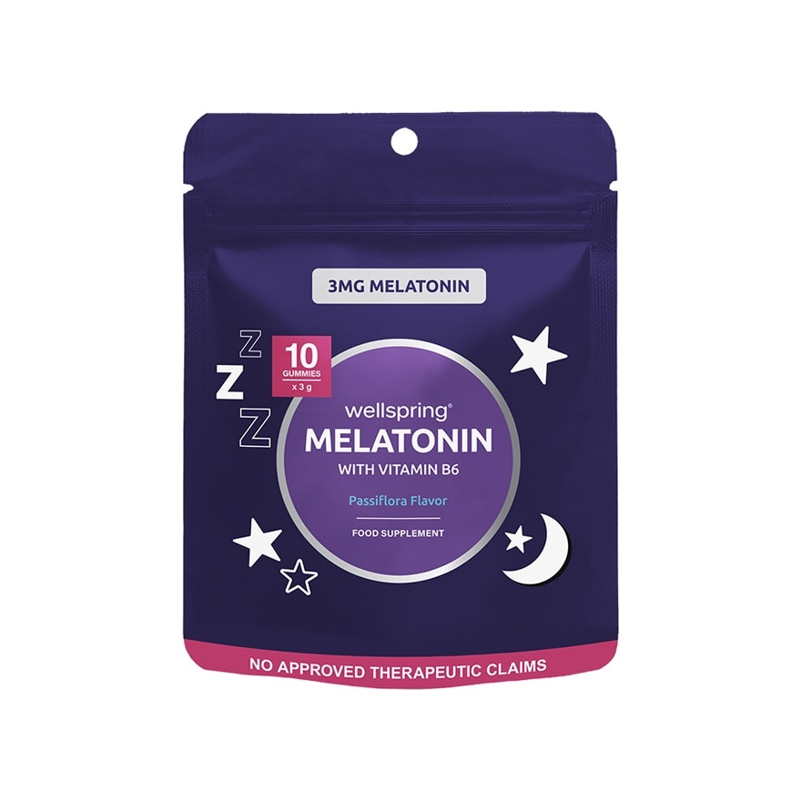WELLSPRING, WELLSPRING Melatonin Gummies 10s x 3mg | Watsons Philippines