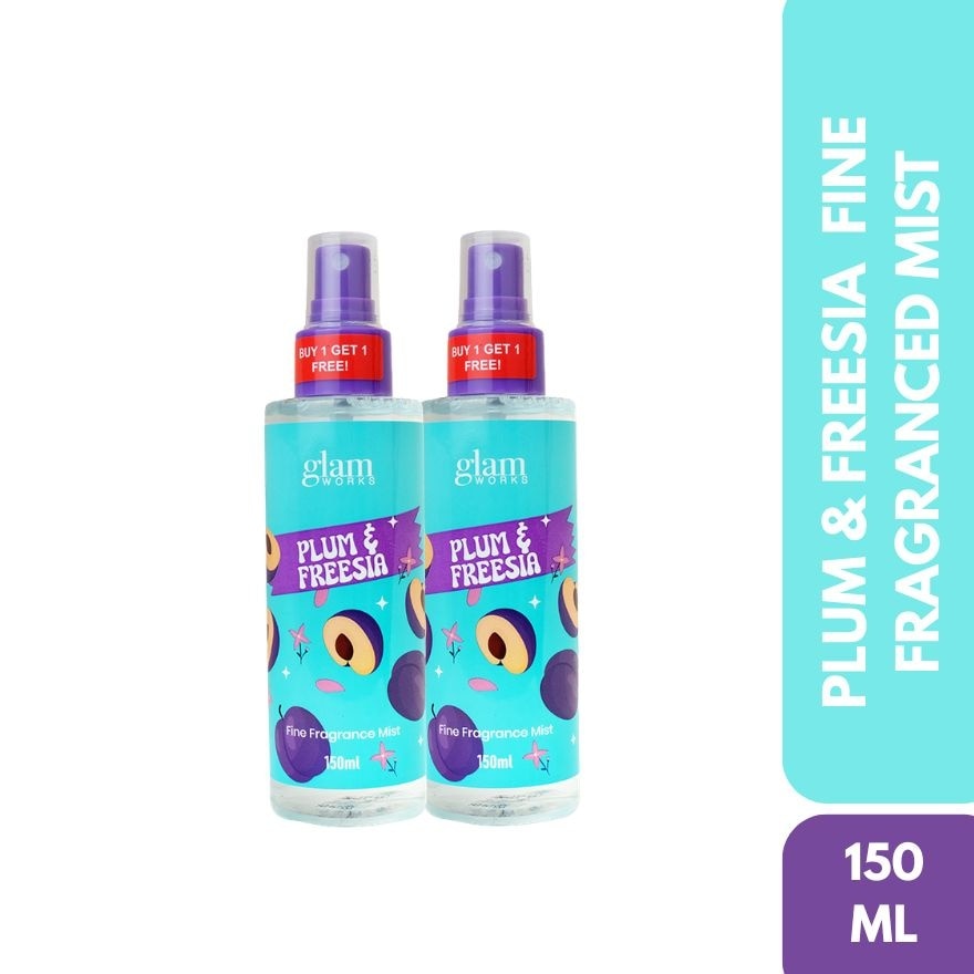 GLAMWORKS, GLAMWORKS Plum & Freesia Fine Fragrance Mist 150ml | Watsons ...