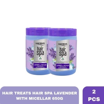 HAIR TREATS, HAIR TREATS Lavender with Micellar Hair Spa 650g x 2 ...