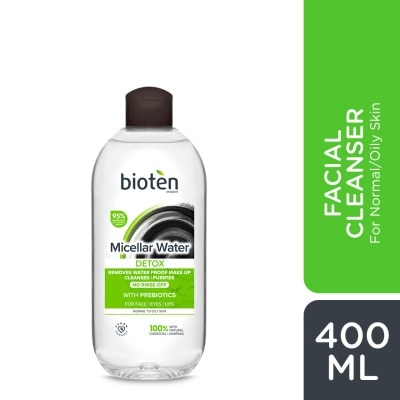 BIOTEN, BIOTEN Micellar Water Detox Charcoal 400ml | Watsons Philippines