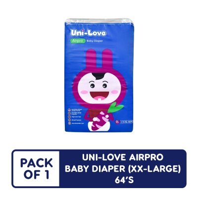 UNILOVE, Uni-Love Airpro Baby Diaper (XX-Large) 64's | Watsons Philippines