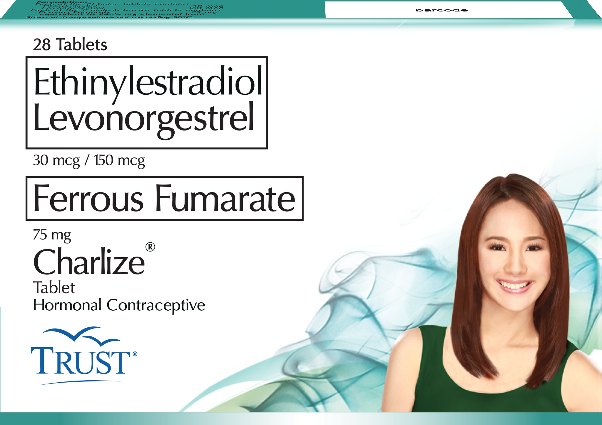 CHARLIZE, Ethinyl estradiol 30mcg Levonorgestrel 150 mcg Ferrous ...