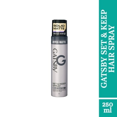 GATSBY, GATSBY Set & Keep Solid Matte Spray 250ml | Watsons Philippines