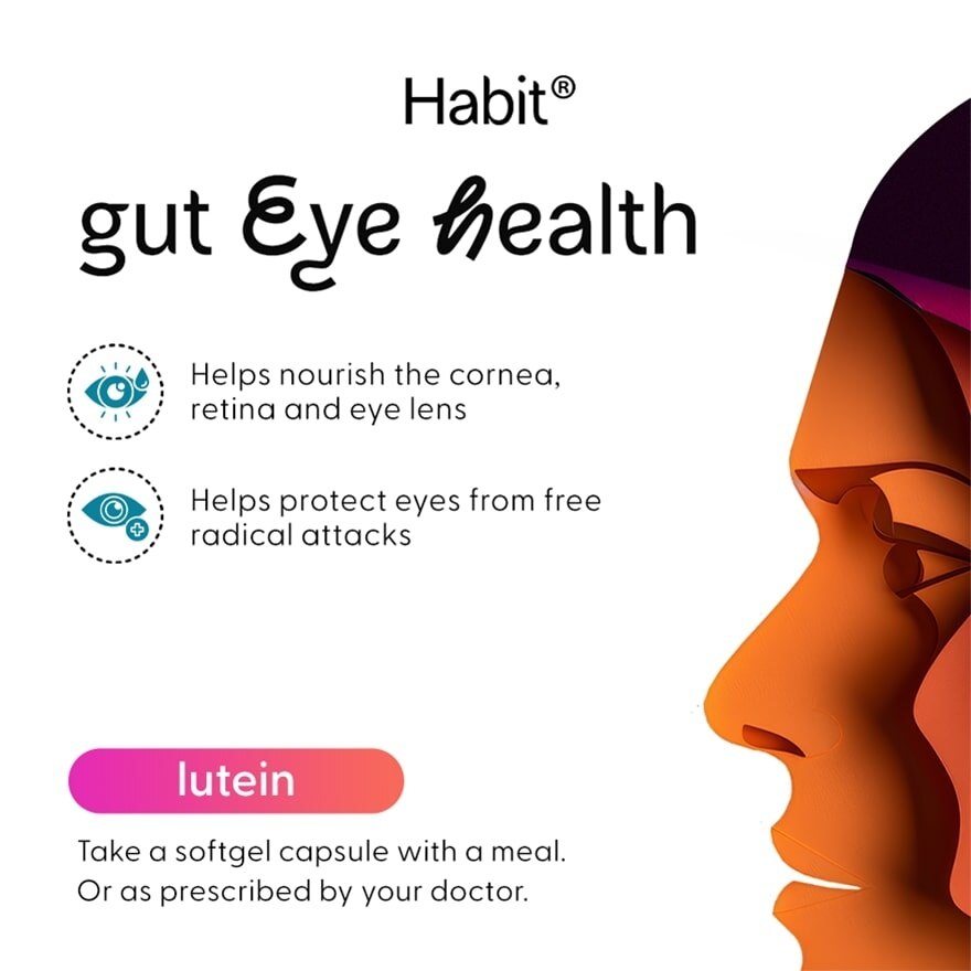 HABIT, HABIT Lutein with Zeaxanthin + Vit. E + Vit. A 45 capsules (Eye ...
