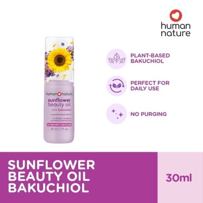 HUMAN NATURE, HUMAN NATURE Sunflower Beauty Oil With Bakuchiol 30Ml ...