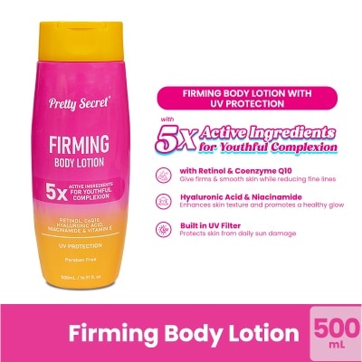PRETTY SECRET, PRETTY SECRET Firming Body Lotion 500ml | Watsons ...