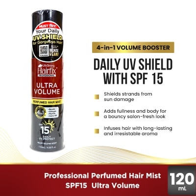 HAIRFIX, HAIRFIX Professional Ultra Volume Hair Mist SPF15 120ml ...