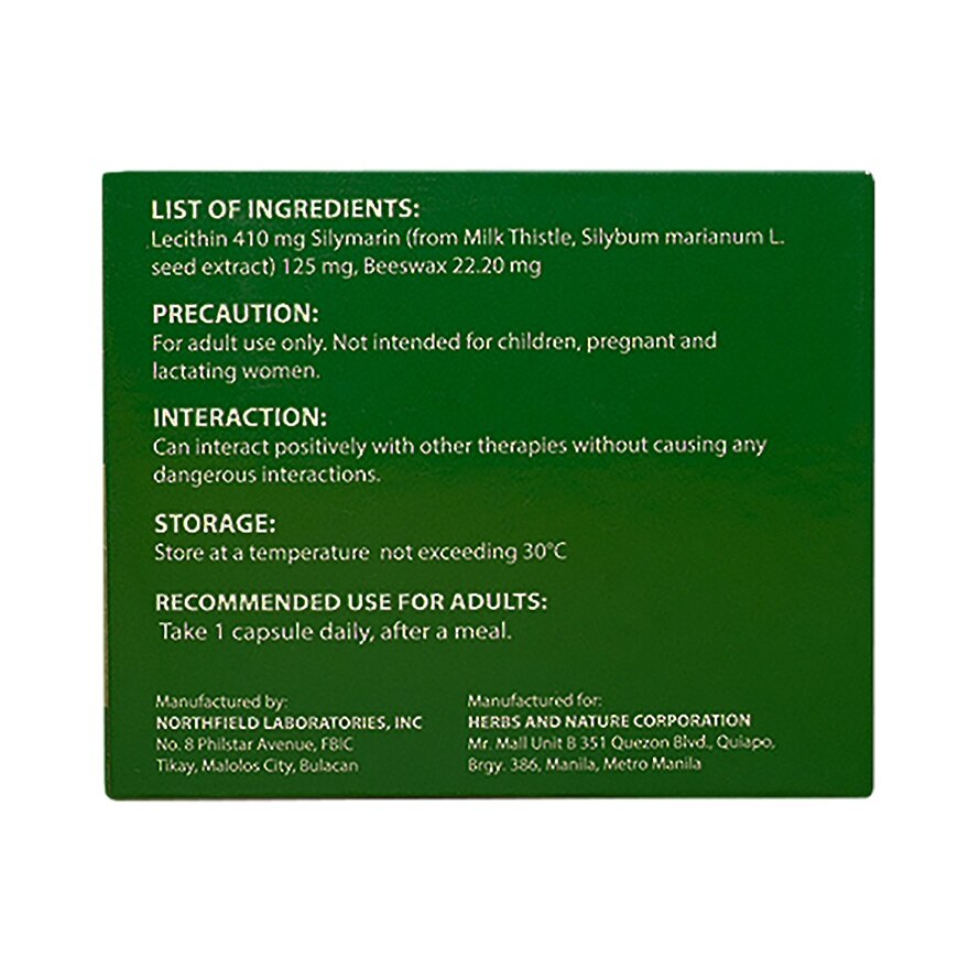 LIVERAIDE, LIVERAIDE Silymarin Sold Per Piece | Watsons Philippines