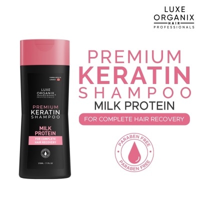 LUXE ORGANIX, Milk Protein Premium Keratin Shampoo 210ml | Watsons ...