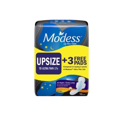 MODESS, MODESS Ultra Thin All Night Upsizing 20s | Watsons Philippines