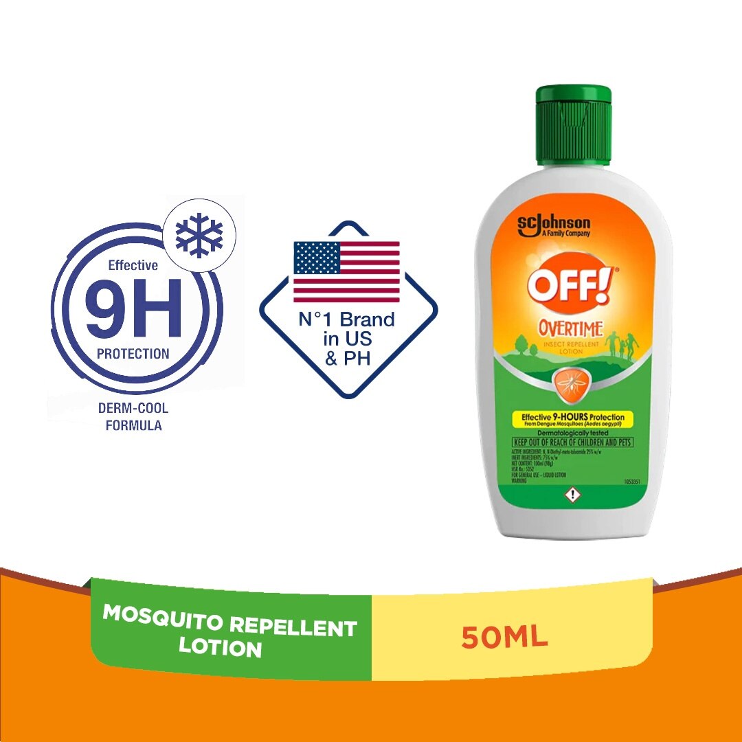 OFF, Over Time Insect Repellant 50ml | Watsons Philippines