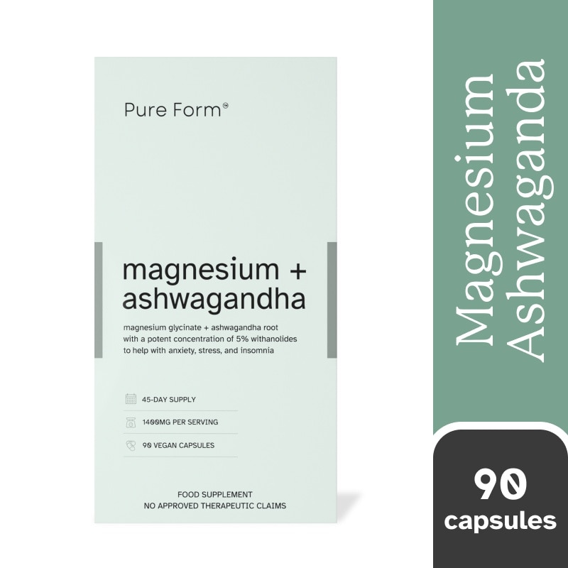PURE FORM, PURE FORM Magnesium + Ashwagandha Capsule | Watsons Philippines