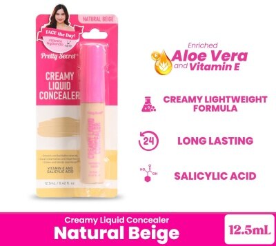 PRETTY SECRET, Liquid Concealer 12.5ml- Natural Beige | Watsons Philippines