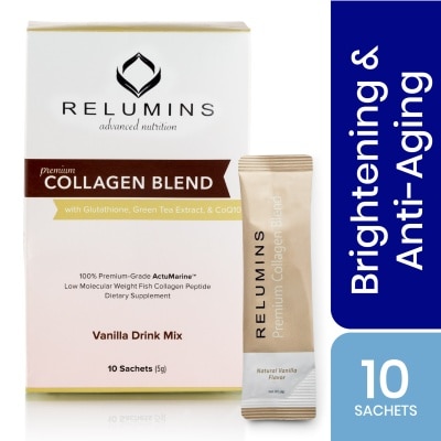 RELUMINS, Collagen Blend Vanilla 10 Sachets | Watsons Philippines