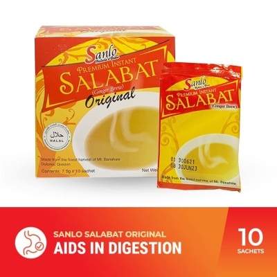 SANLO SALABAT, Salabat Original 7.5gx10 Sachets | Watsons Philippines