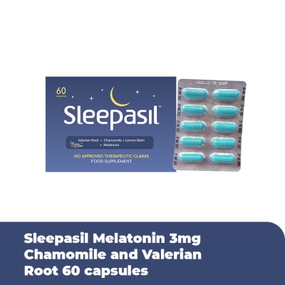 SLEEPASIL, SLEEPASIL SLEEPASIL Melatonin Chamomile And Valerian Root ...