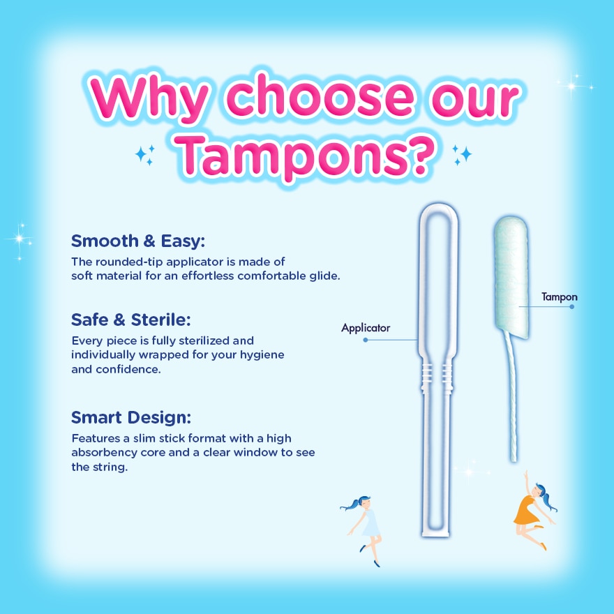SOFY, SOFY Soft Tampon Light to Regular Flow 10s | Watsons Philippines