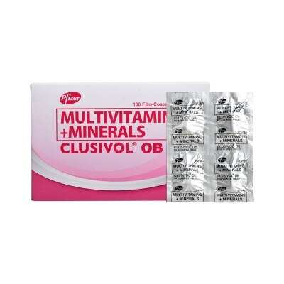 CLUSIVOL, Multivitamins + Minerals tablet 1 Tablet [Prescription ...