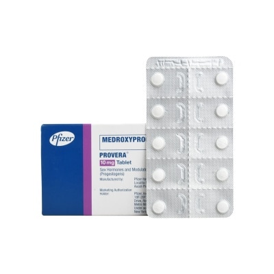 PROVERA, Medroxyprogesterone acetate 10mg 1 Tablet [PRESCRIPTION REQUIRED] | Watsons Philippines